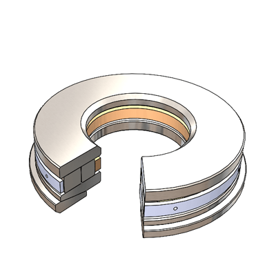 SCHEERER Thrust Cylindrical Roller Bearing (Self Aligning Washer)